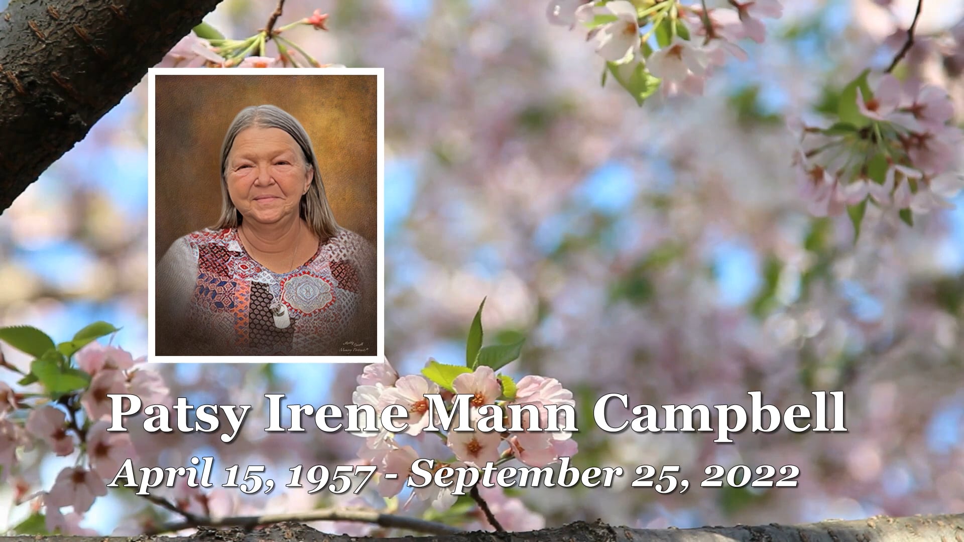 Patsy Irene Mann Campbell - Morgan & Nay Patsy Campbell on Vimeo