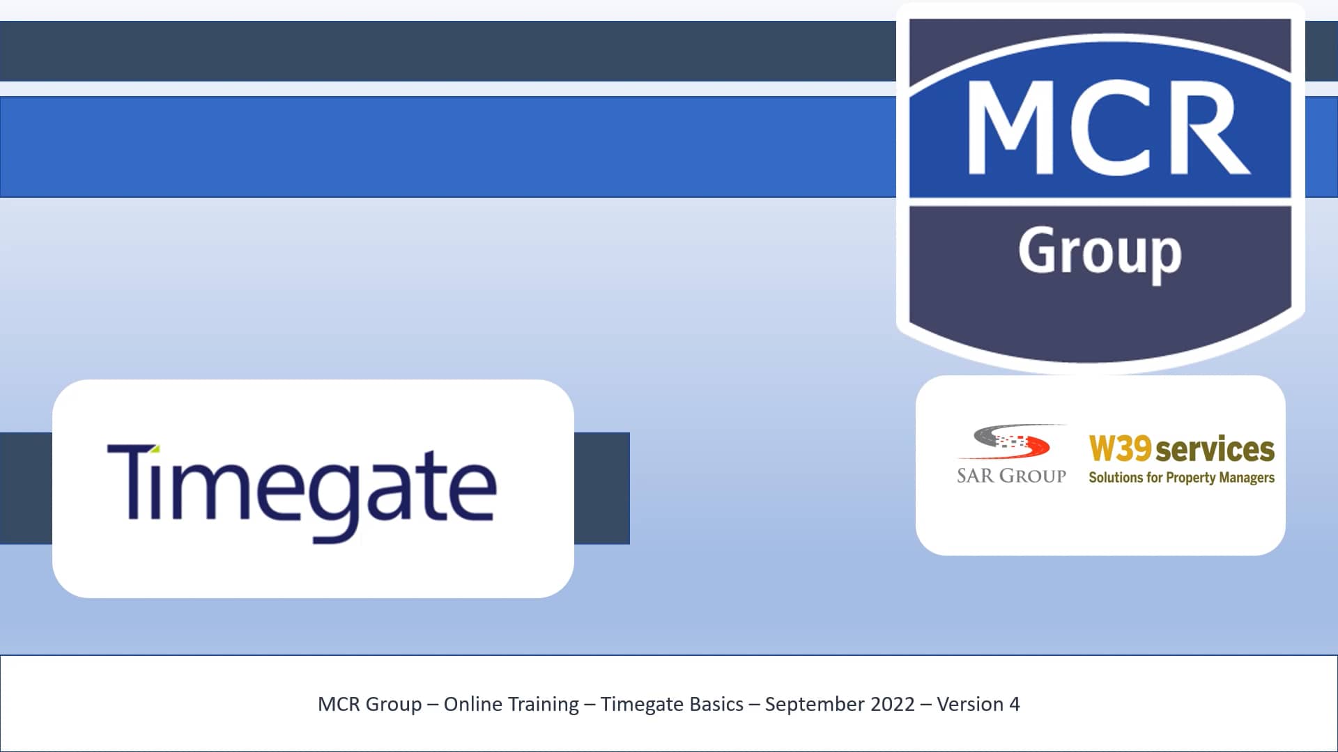Timegate Training Induction v5 on Vimeo