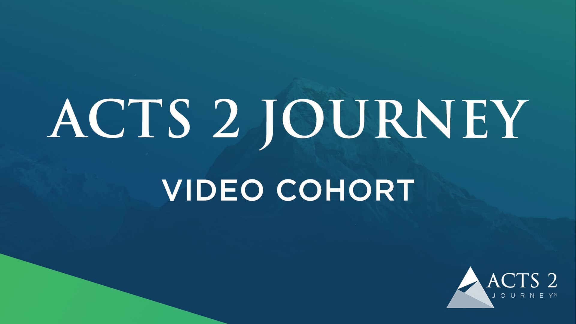 Introducing the Acts 2 Journey Video Cohort on Vimeo