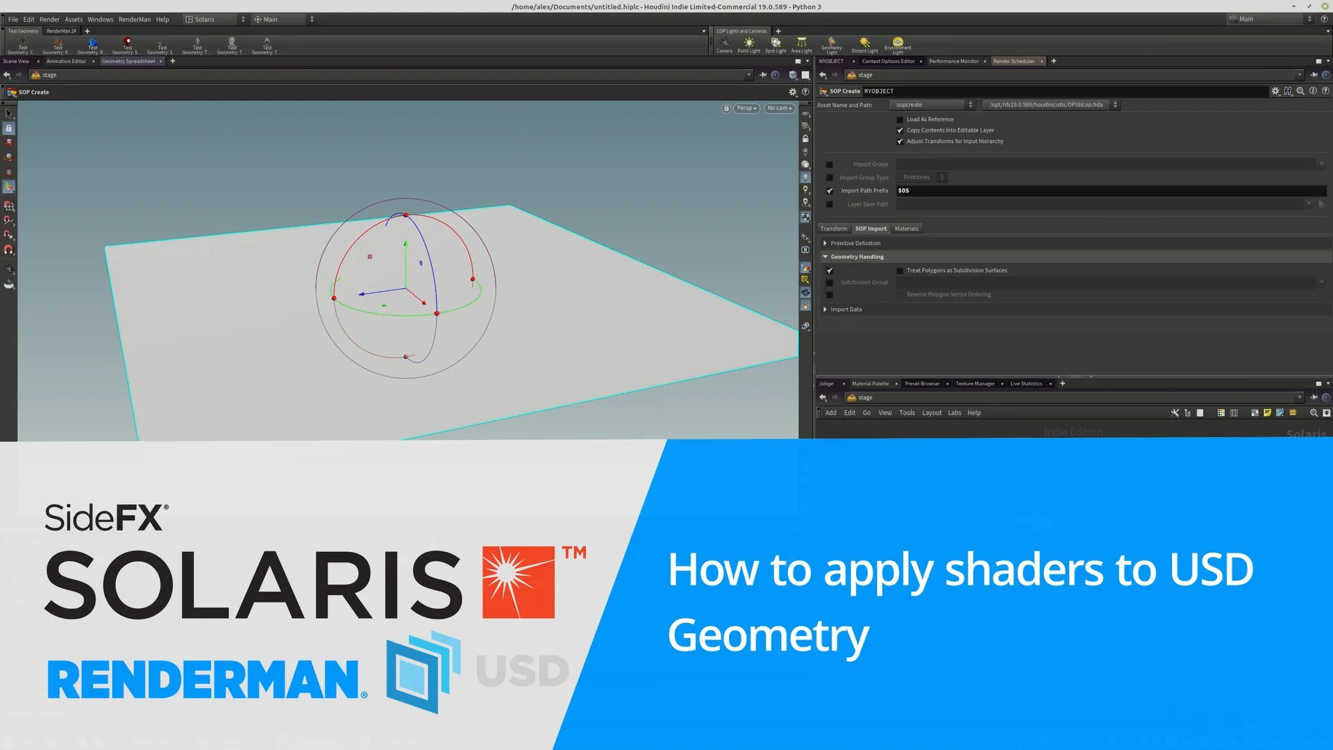Houdini Solaris for RenderMan | 06a | How to Apply Shaders on Vimeo