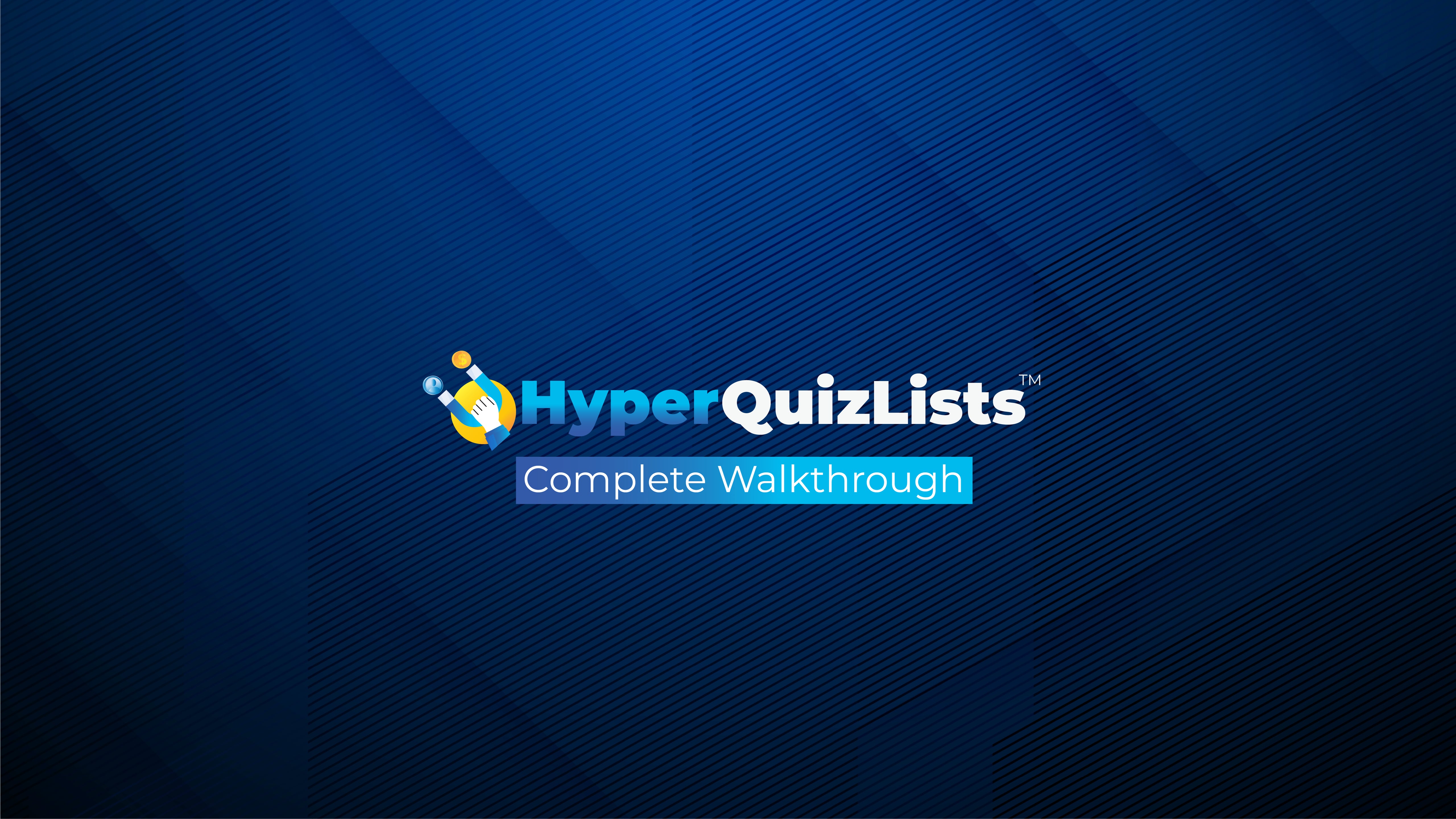 HyperQuizLists - Detailed Demo on Vimeo