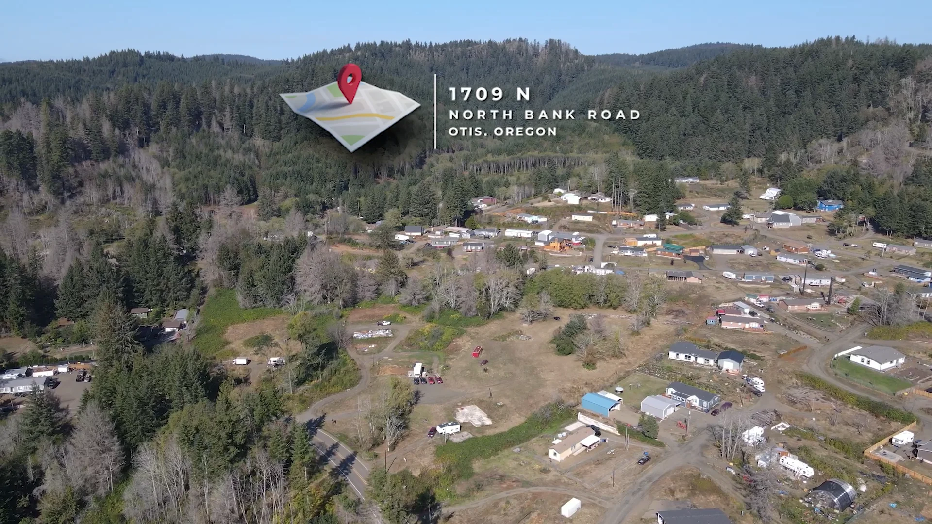 1709 N North Bank Road, Otis, OR on Vimeo