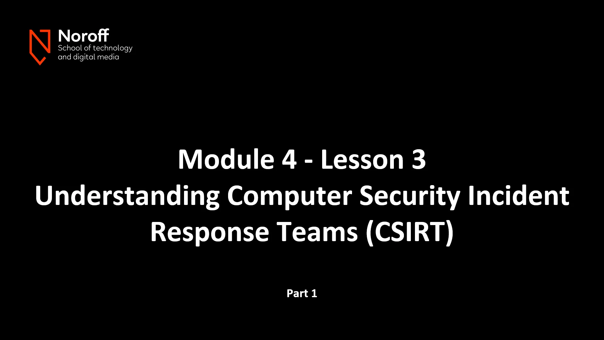 CyberOps Module 4 - Lesson 3 [Part 1] Understanding Computer Security ...