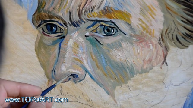 Vincent Van Gogh Self Portrait Drawing