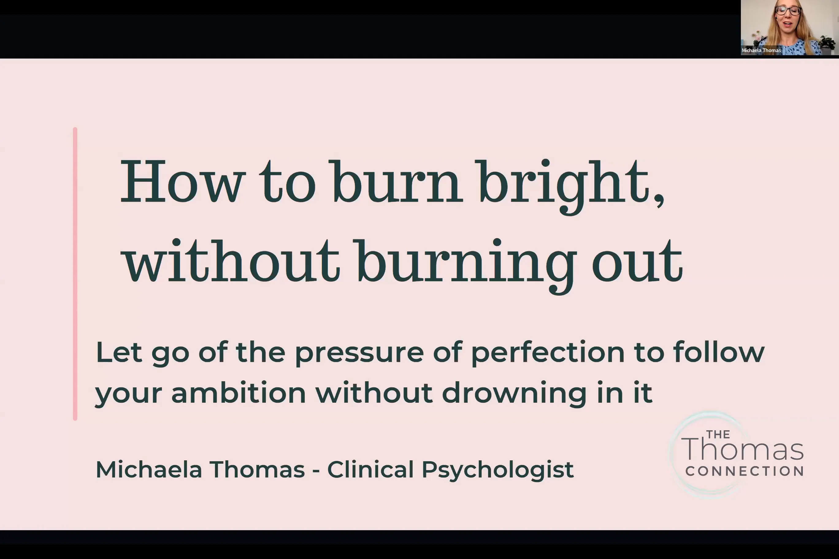 How to Burn Bright, without Burning Out on Vimeo