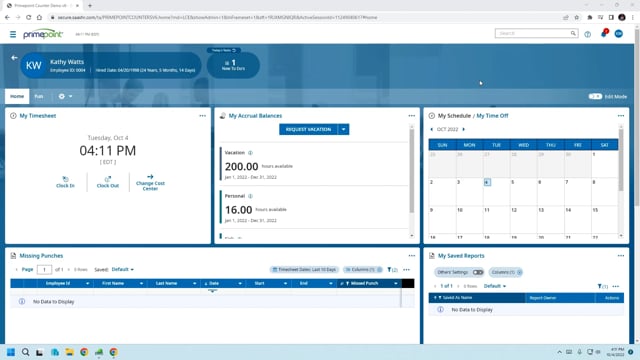 Primepoint Time System Tutorials on Vimeo