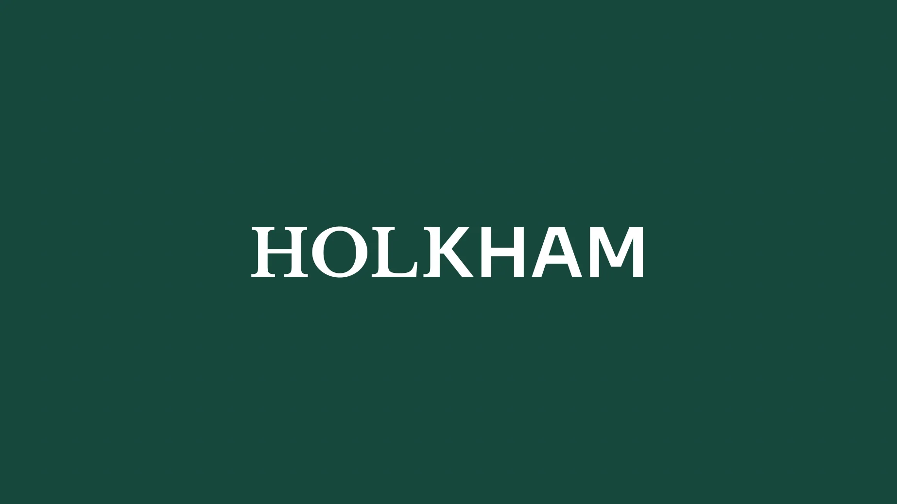 Holkham brand logo and monogram on Vimeo