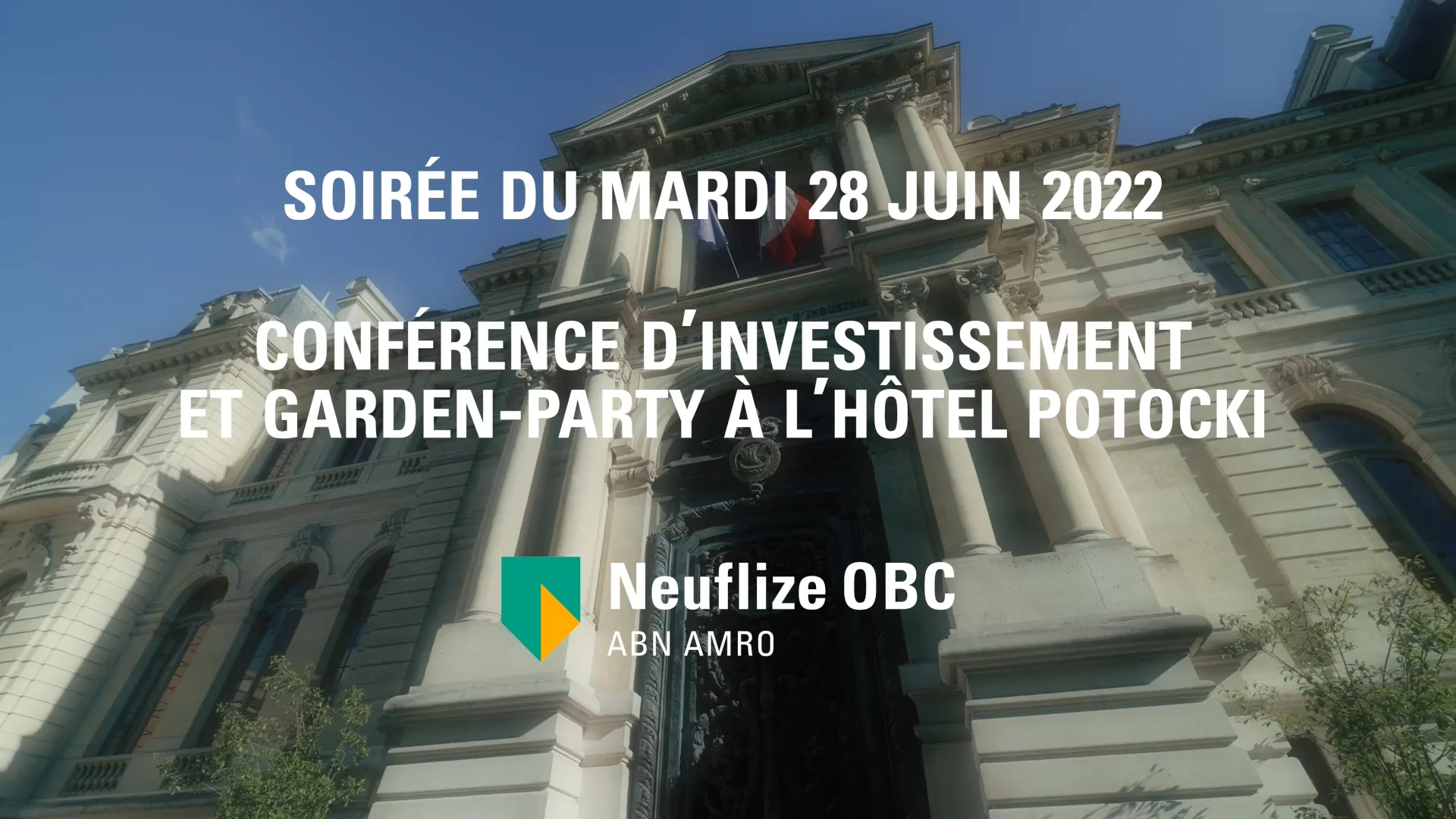 NEUFLIZE OBC EVENT.m4v on Vimeo