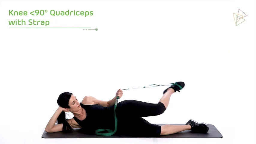 AIS Sidelying Knee Quadriceps with Strap on Vimeo