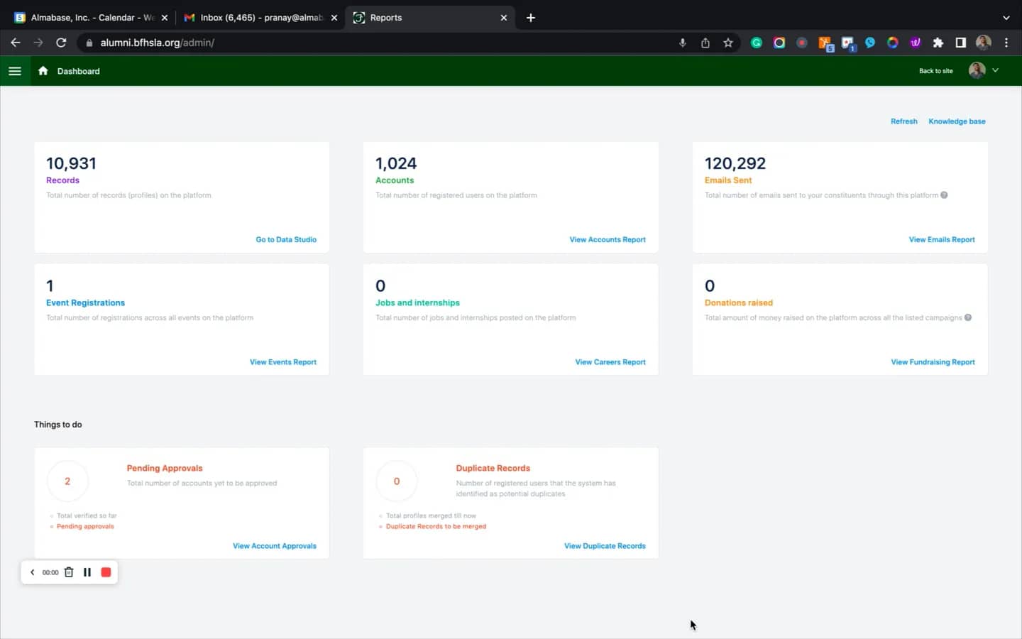 Spaces - Admin Navigation on Vimeo