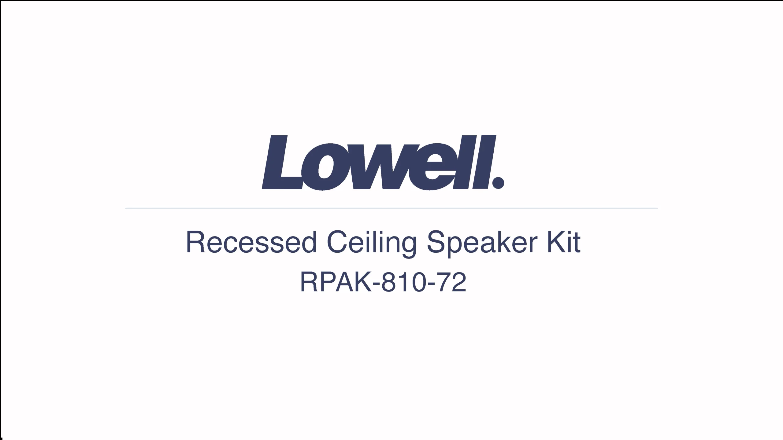 Lowell Economical Speaker 2-Pack.mp4
