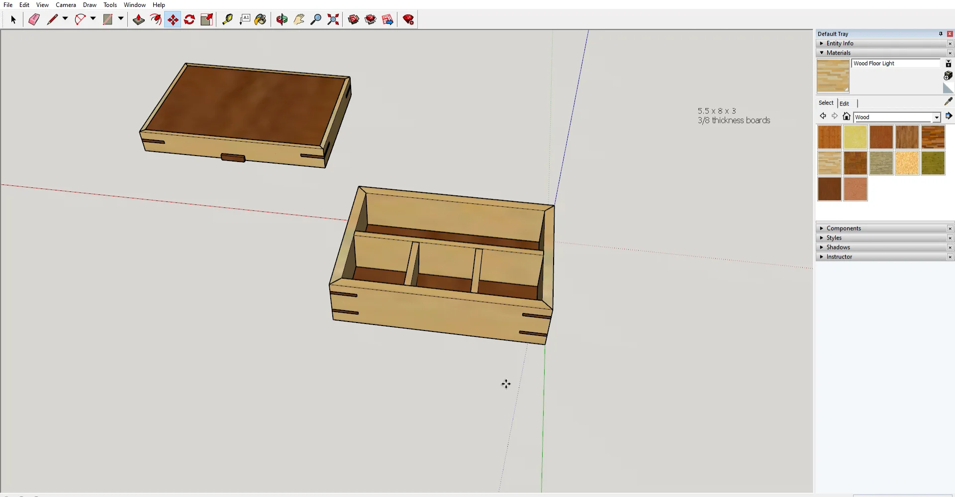jewelery box - SketchUp Make 2017 2022-09-20 16-42-40.mp4 on Vimeo