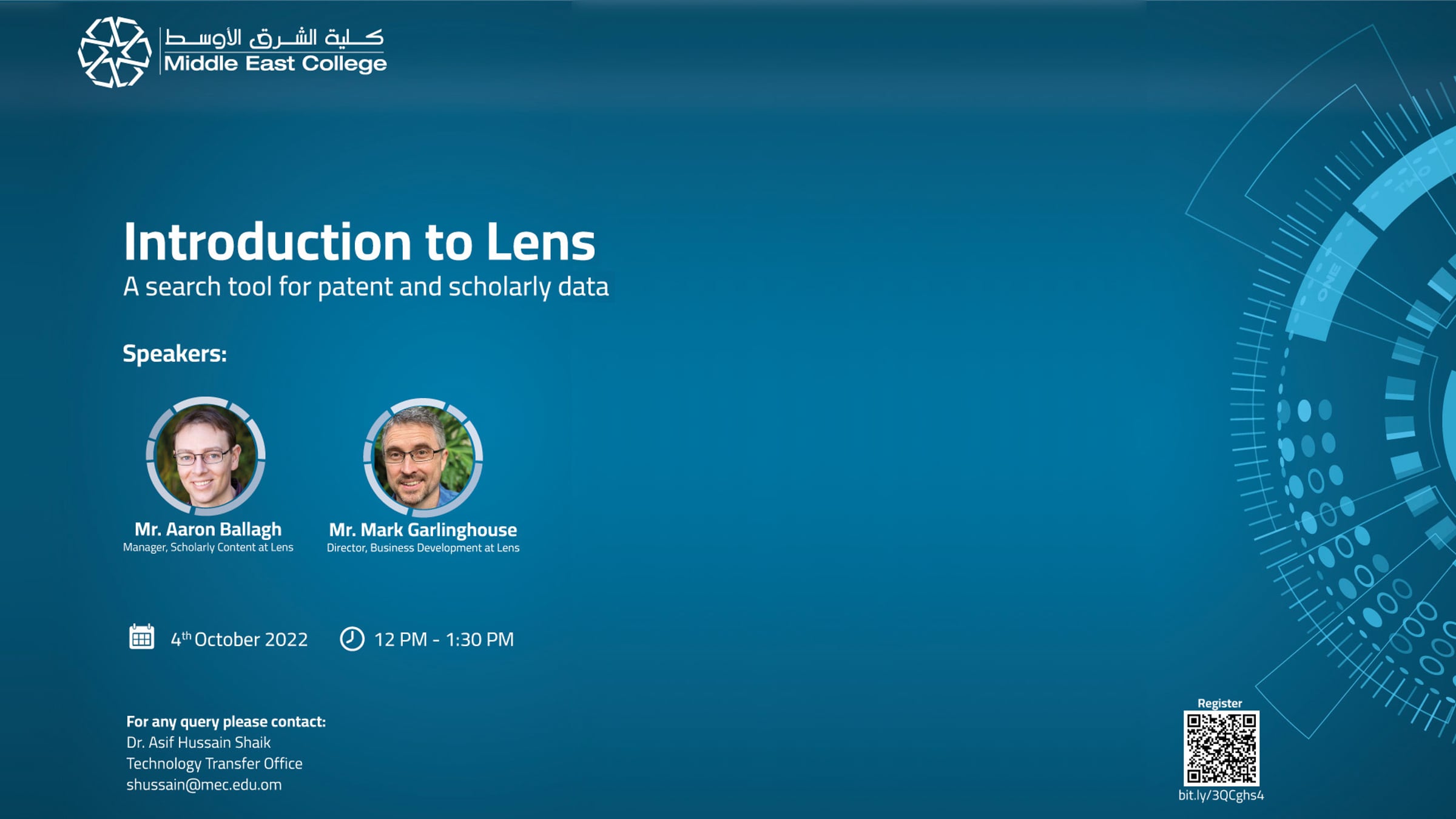 Introduction to The Lens - A Search Tool for Patent and Scholarly Data ...