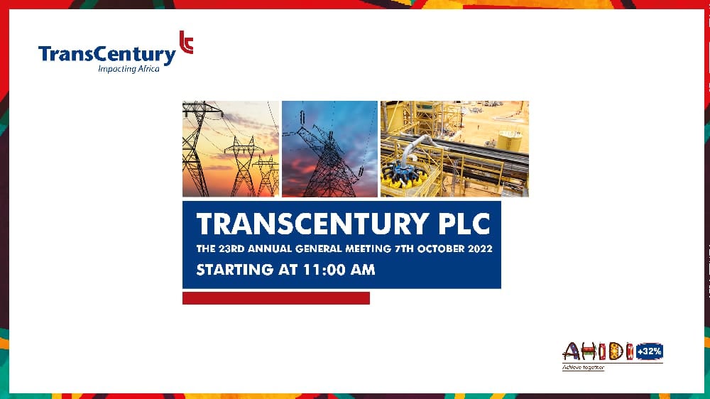 TRANS-CENTURY AGM HOLDING SLIDE on Vimeo