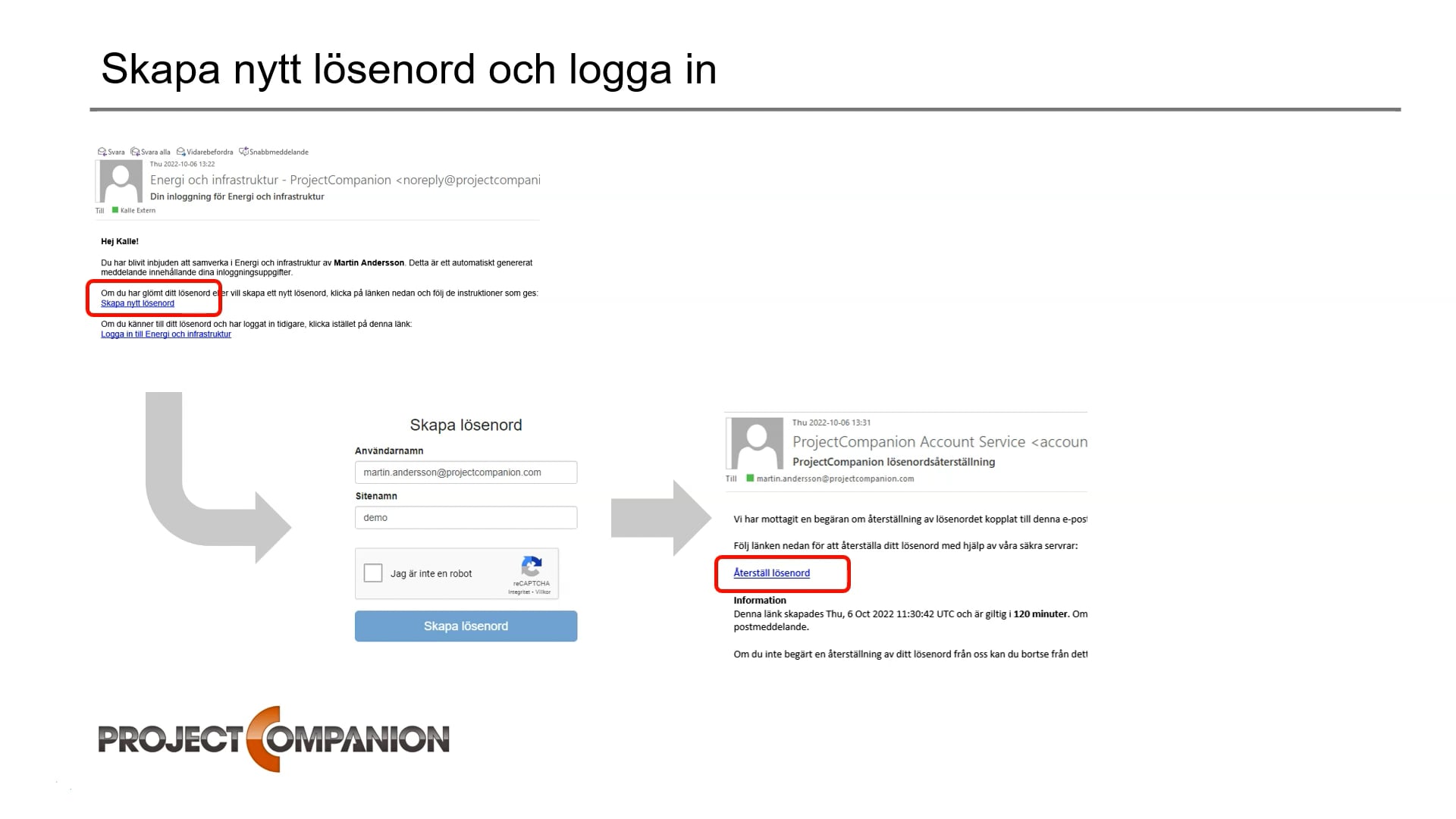 Filmarkiv - Logga in som ny användare: skapa lösenord och logga in on Vimeo