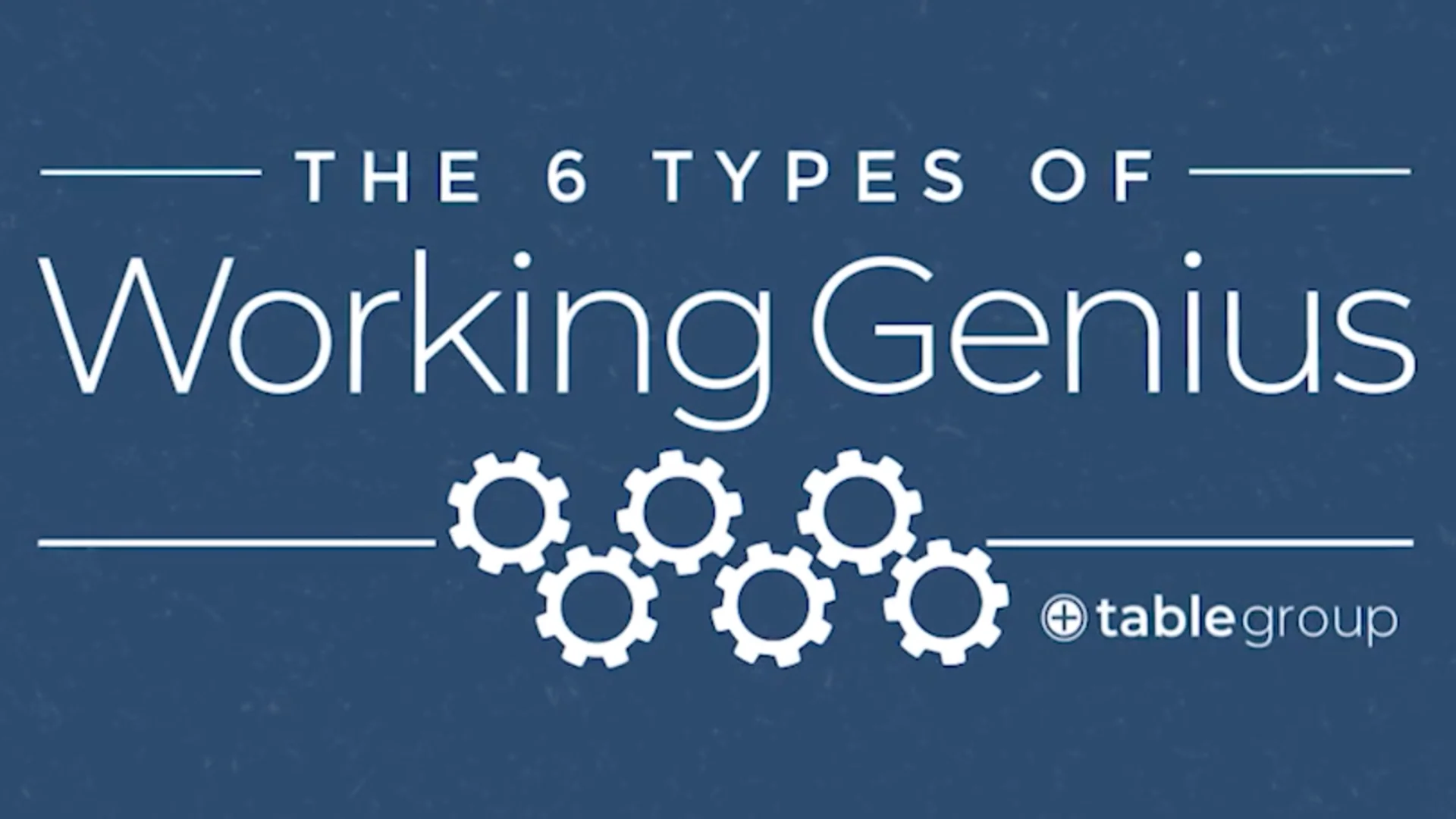 The Stages of Work in Working Genius