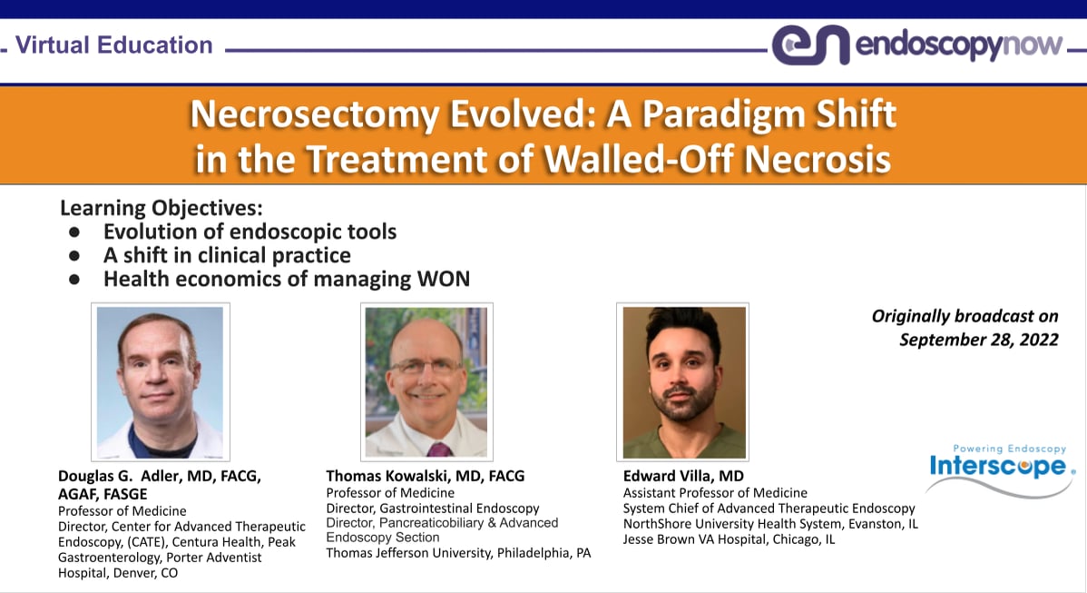 Necrosectomy Evolved A Paradigm Shift in the Treatment of Walled-Off ...