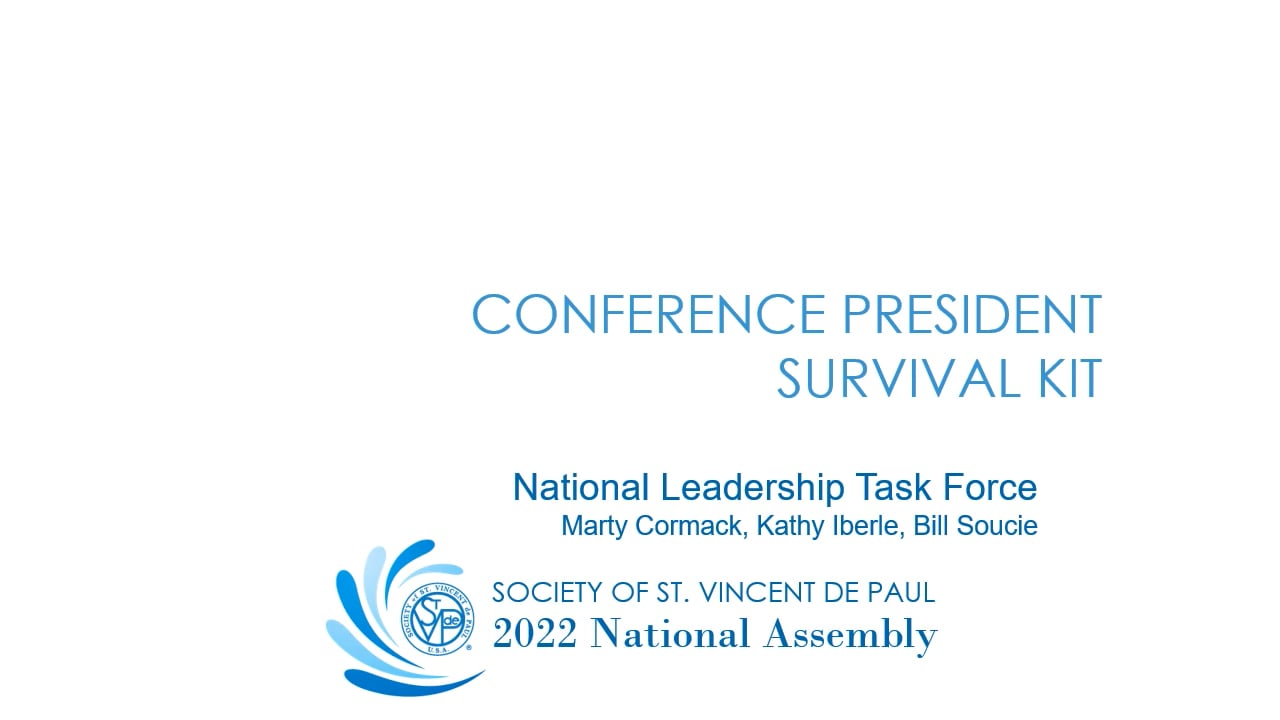 Conference President Survival Kit on Vimeo