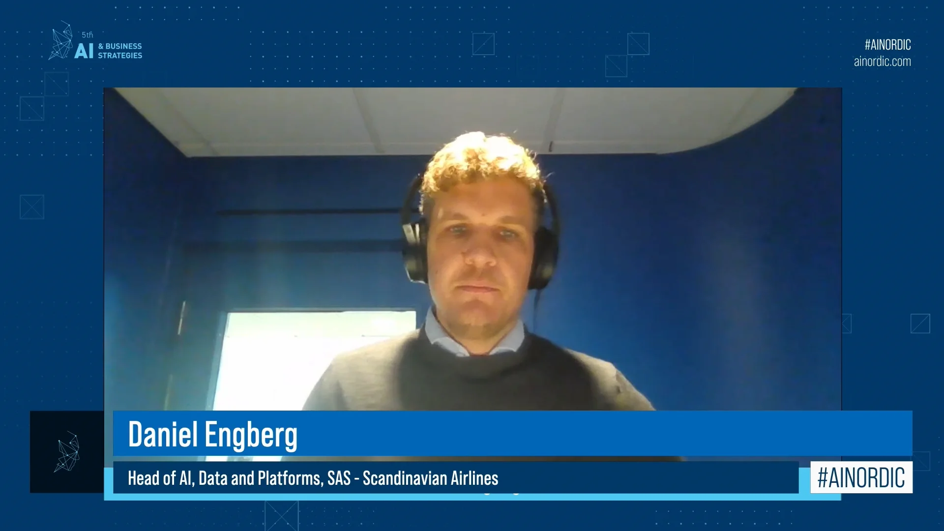 AI & Business Strategies 2022 | Daniel Engberg, SAS - Scandinavian Airlines on Vimeo