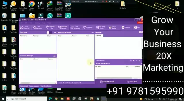 Bot master software in English