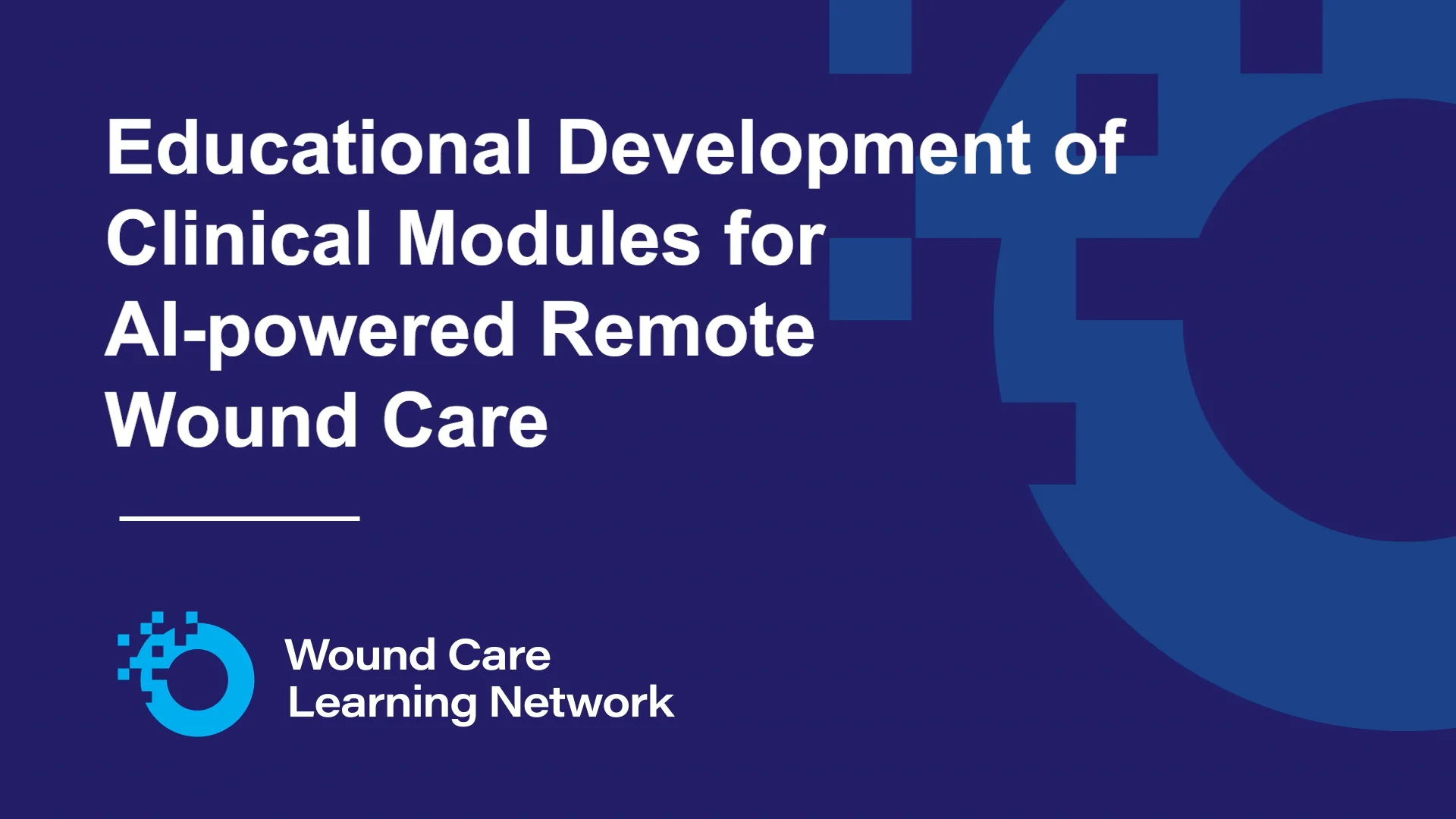 Educational Development of Clinical Modules for AI-powered Remote Wound ...