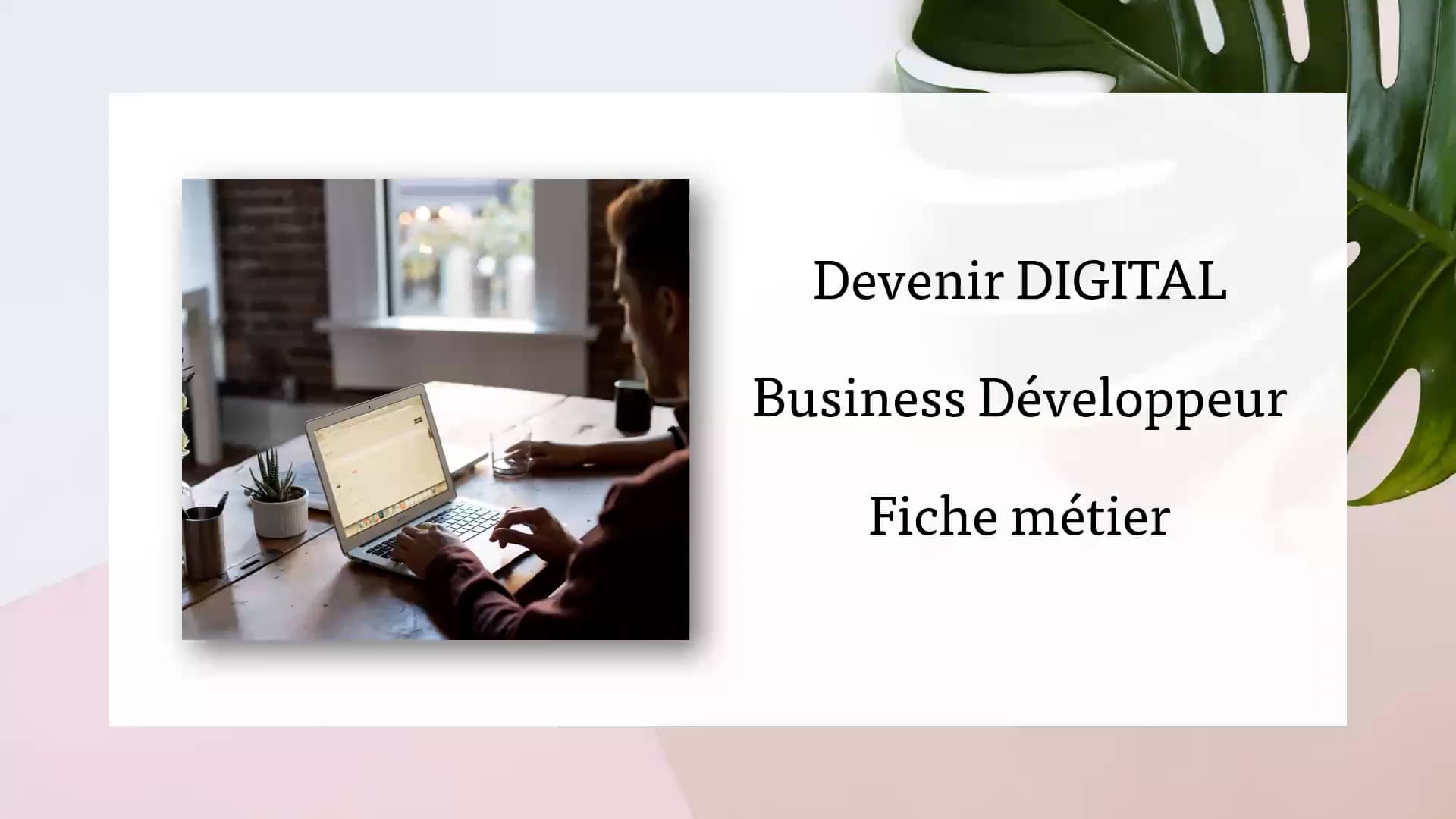 Devenir digital business développeur on Vimeo