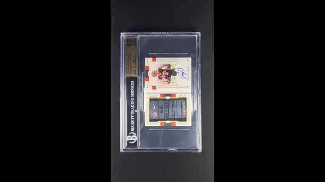 2020 National Treasures Booklet Joe Burrow ROOKIE PATCH AUTO 1/5 #1 BGS ...
