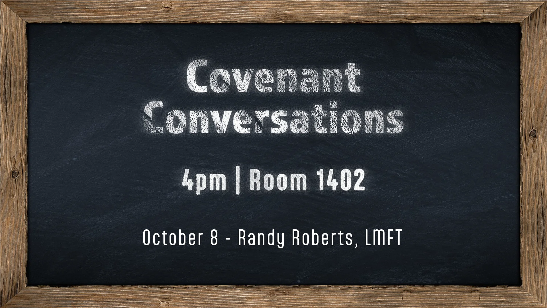 Covenant Conversations 10-8-2022 on Vimeo