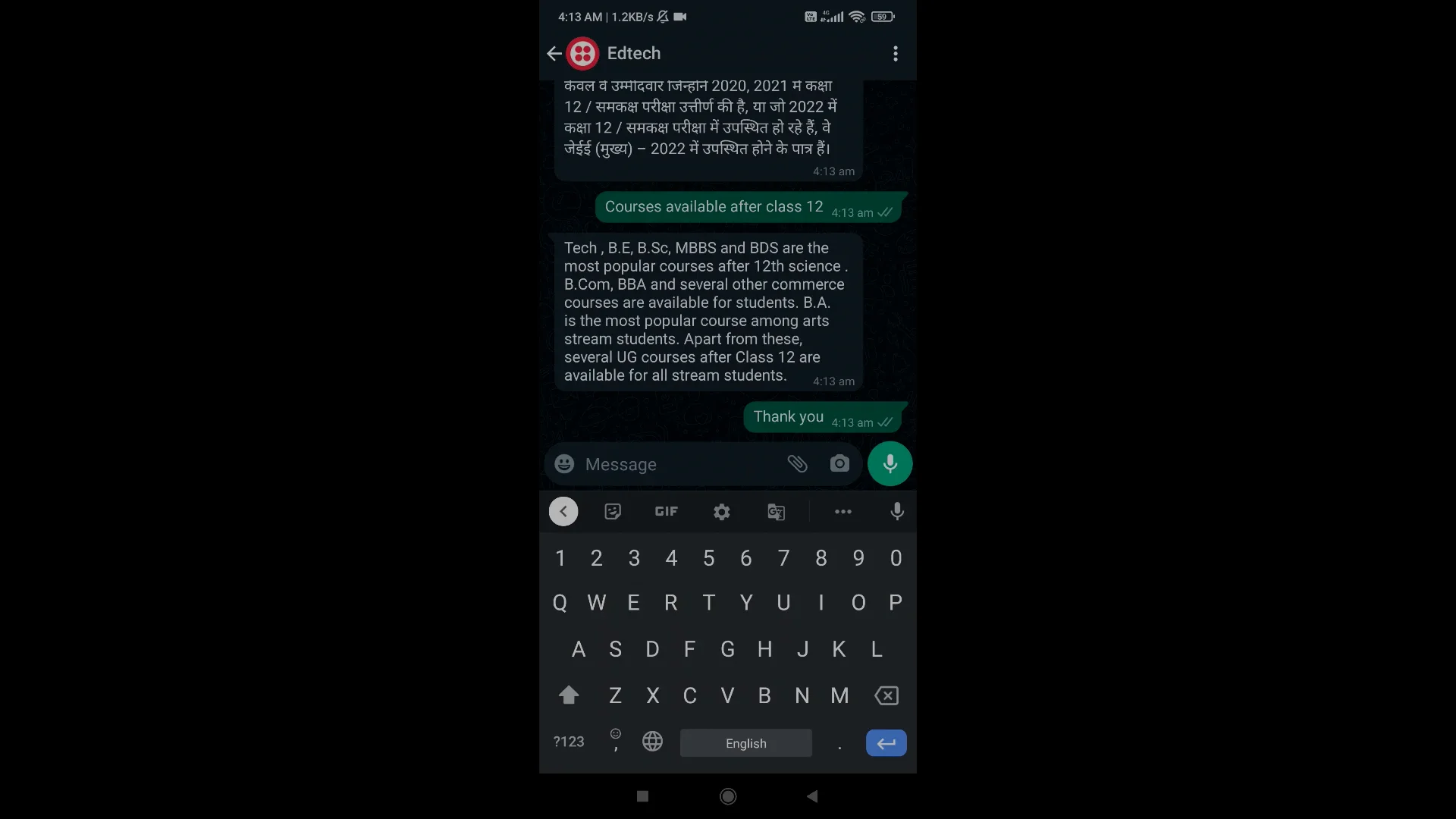 Airtel IQ | EdTech Chatbot on Vimeo