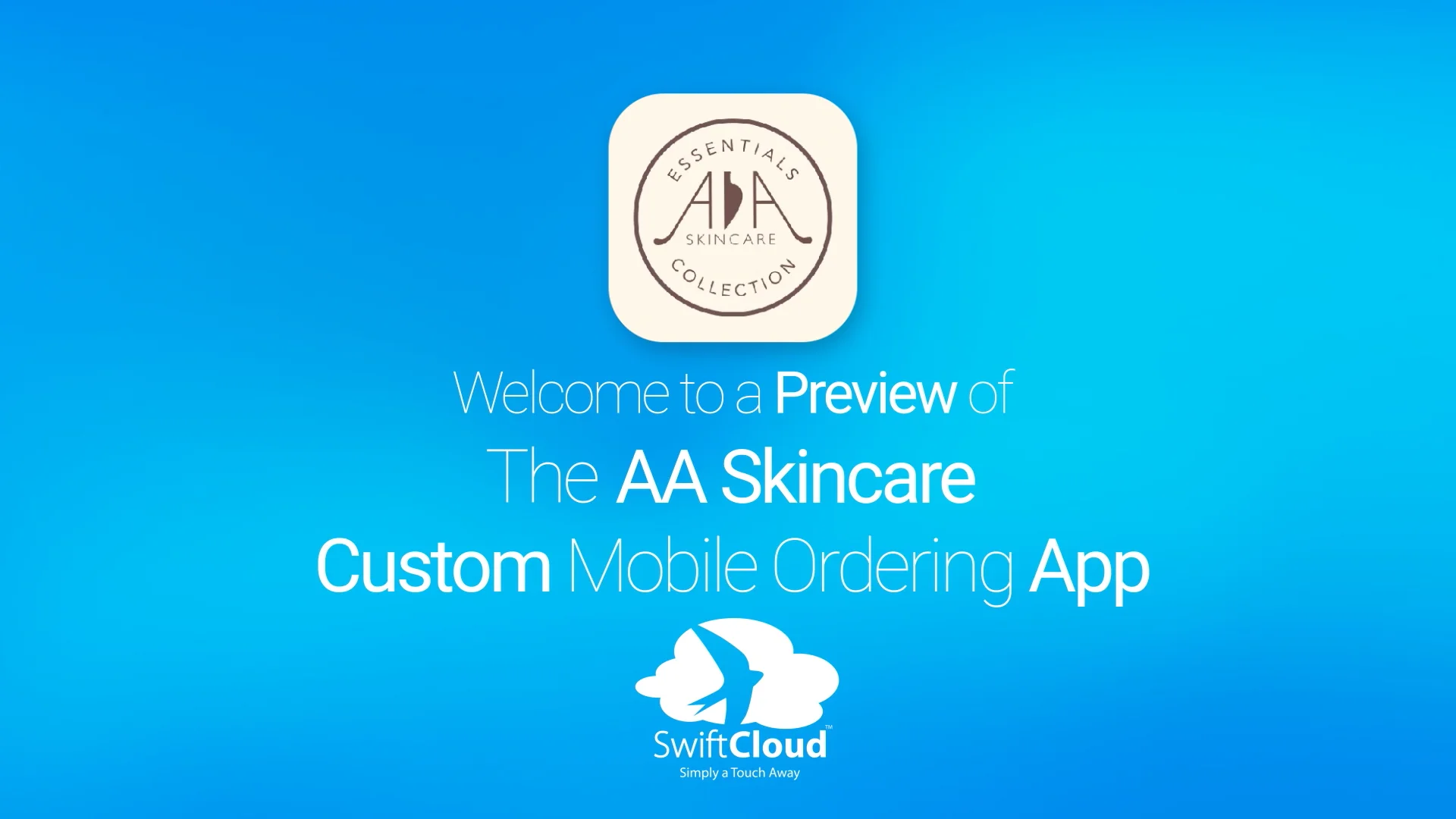 AA Skincare - Mobile App Preview - AAS566W
