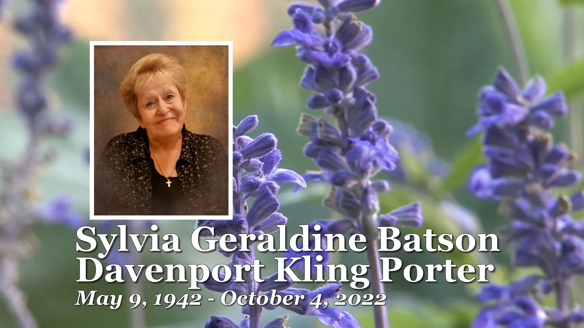 Sylvia Geraldine Batson Davenport Kling Porter - Morgan & Nay Sylvia ...