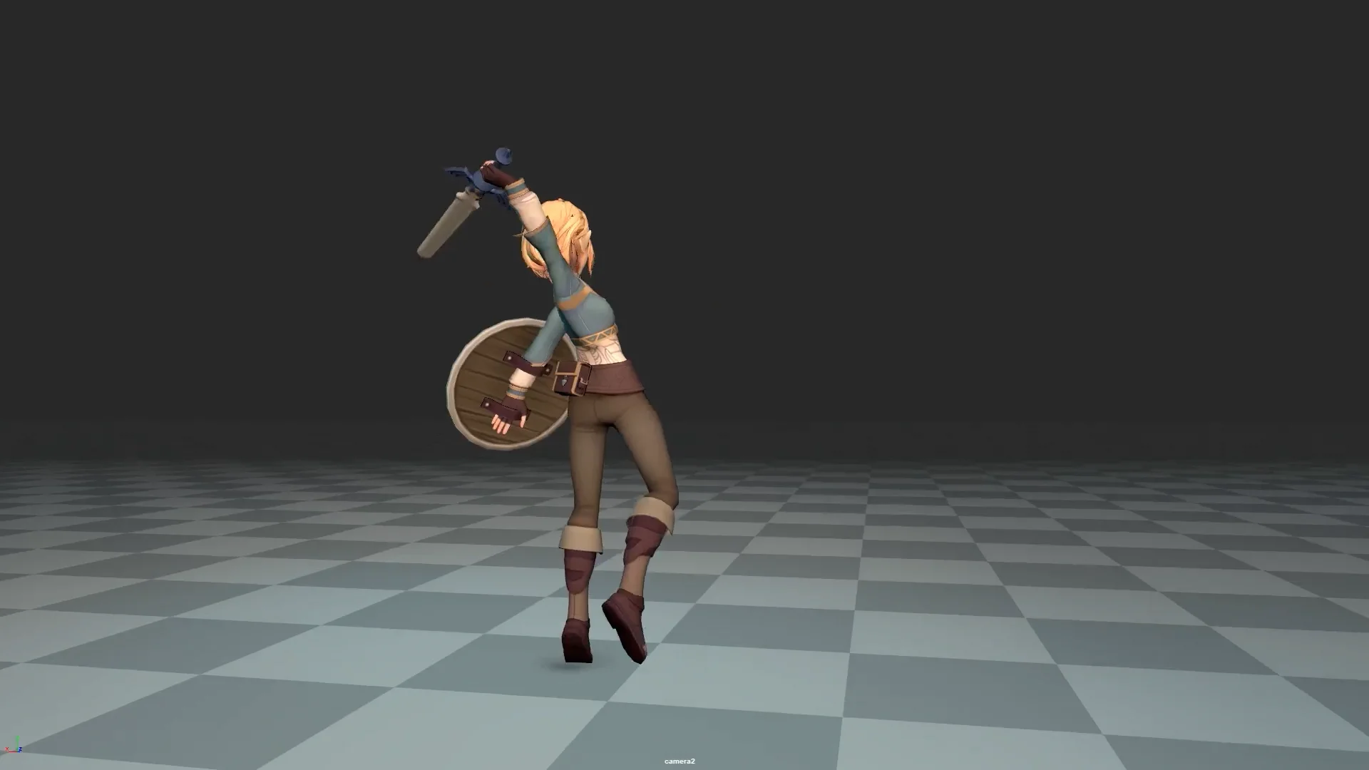 Zelda Game Attack Combo - Animation Practice