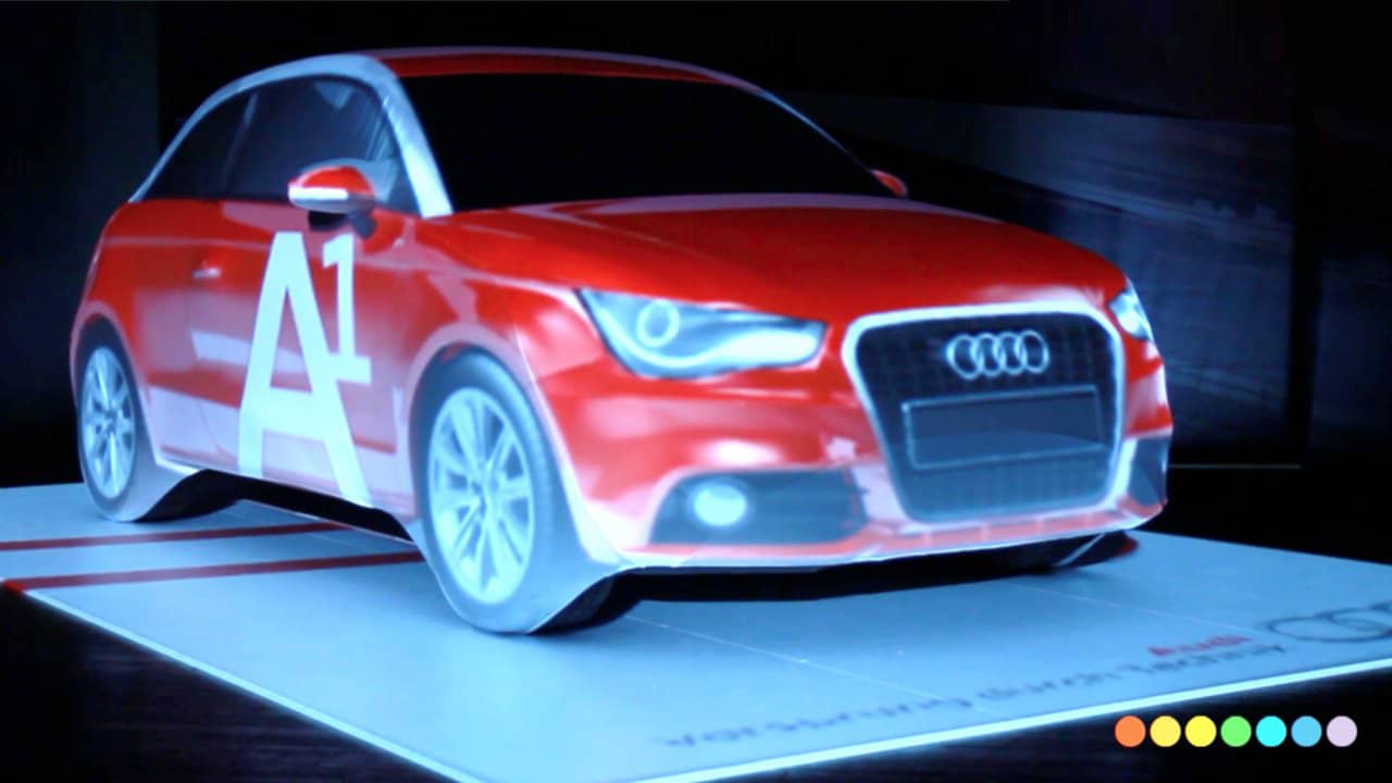 Audi A1 Car projection mapping on Vimeo