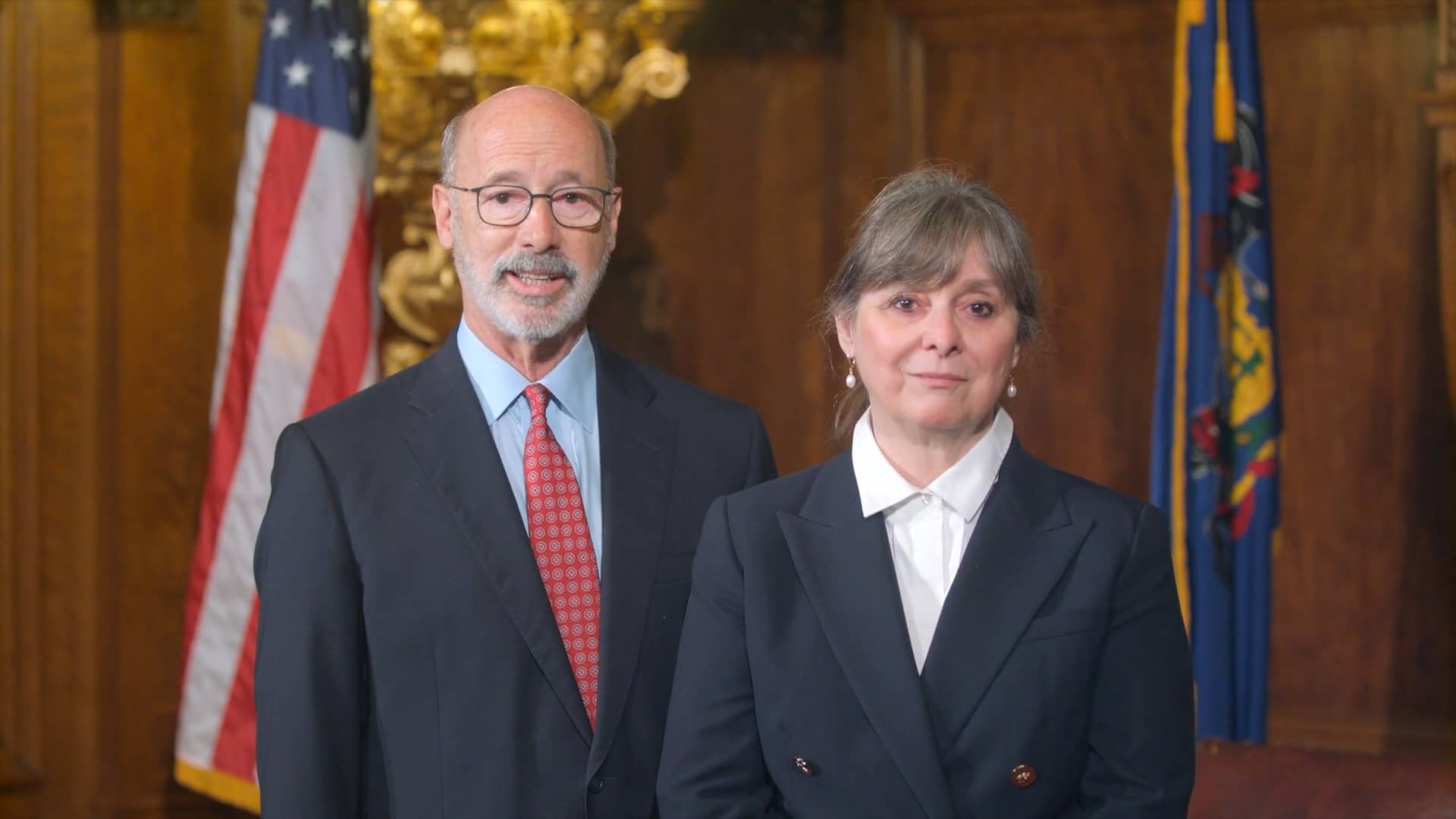 A special message from Governor Tom Wolf and First Lady Frances Wolf on ...