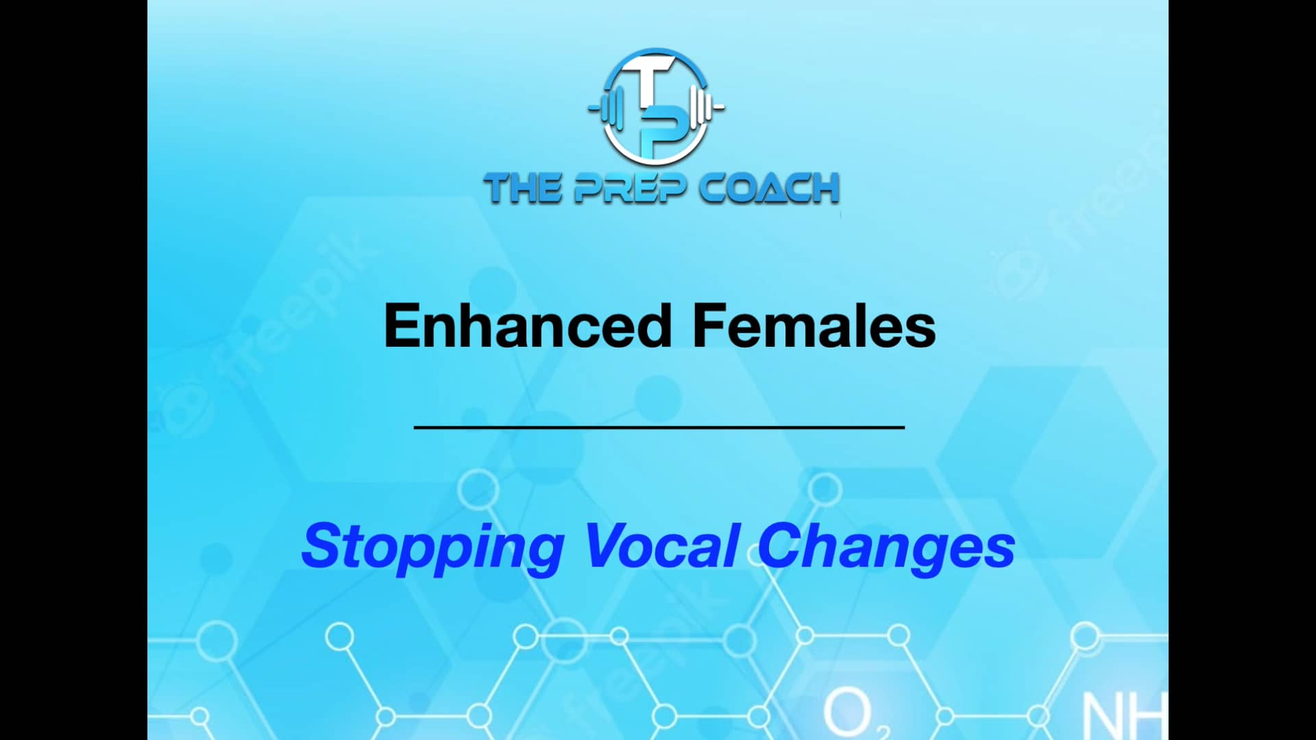 Enhanced Females: Stopping Voice Deepening on Vimeo