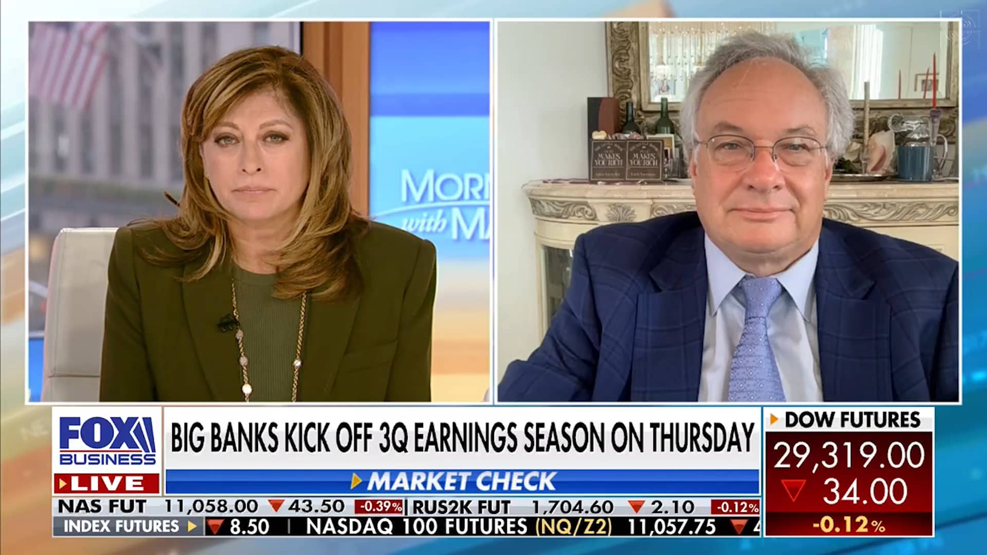 Fox Business Interview with Maria Bartiromo, Mornings with Maria ...