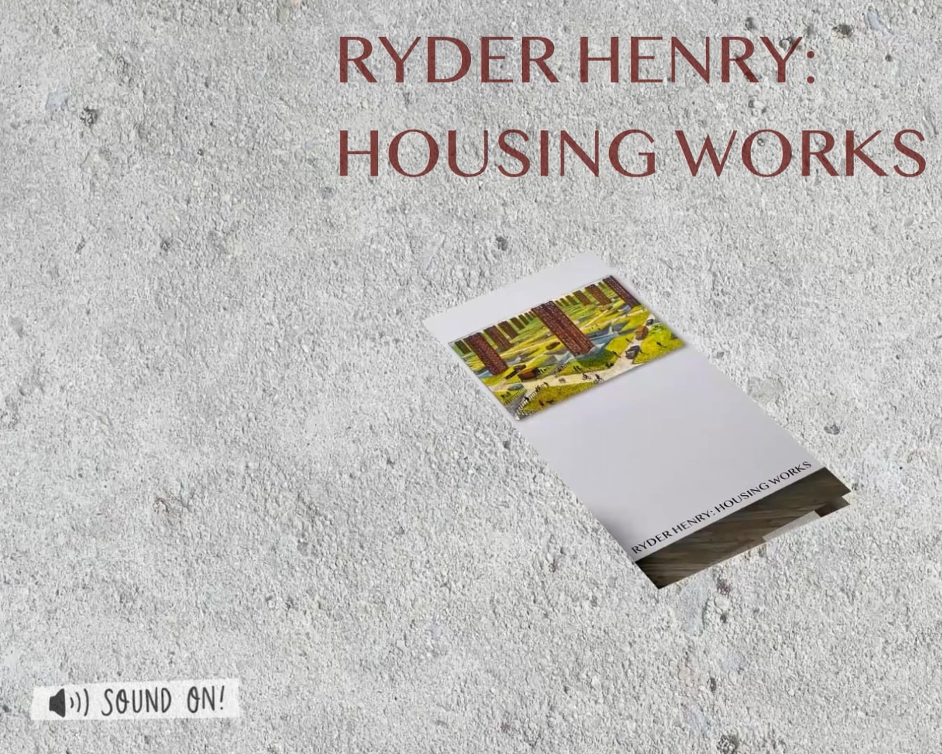 RYDER HENRY: HOUSING WORKS on Vimeo