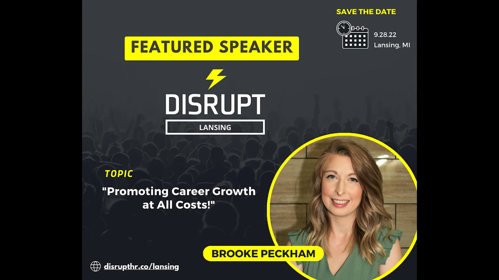 Promoting Career Growth at All Costs! | Brooke Peckham | DisruptHR ...