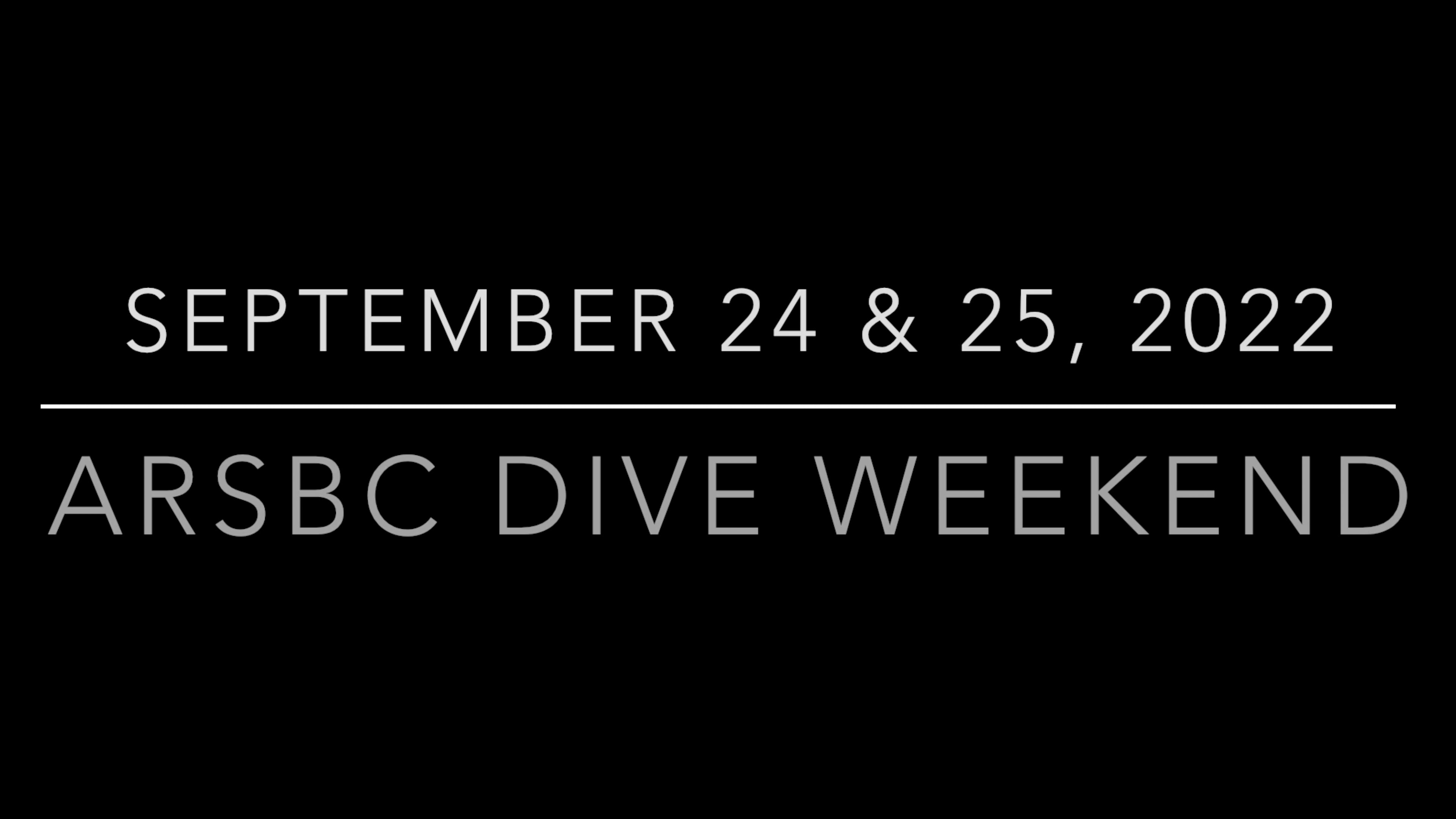 ARSBC Weekend Sept 2022 on Vimeo