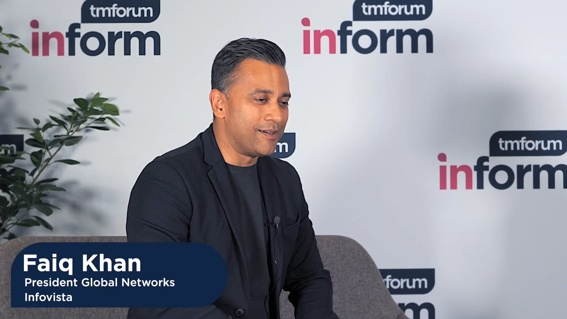 TM Forum 2022 - Interview with Faiq Khan, Infovista on Vimeo