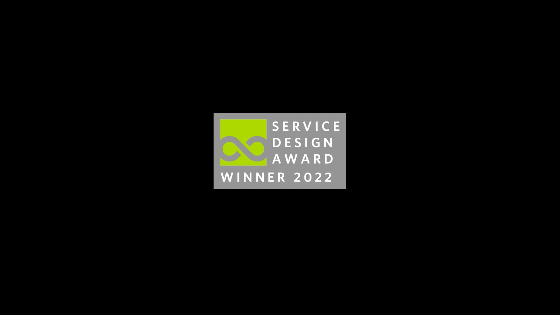 Winner of Global Service Design Award 2022 on Vimeo