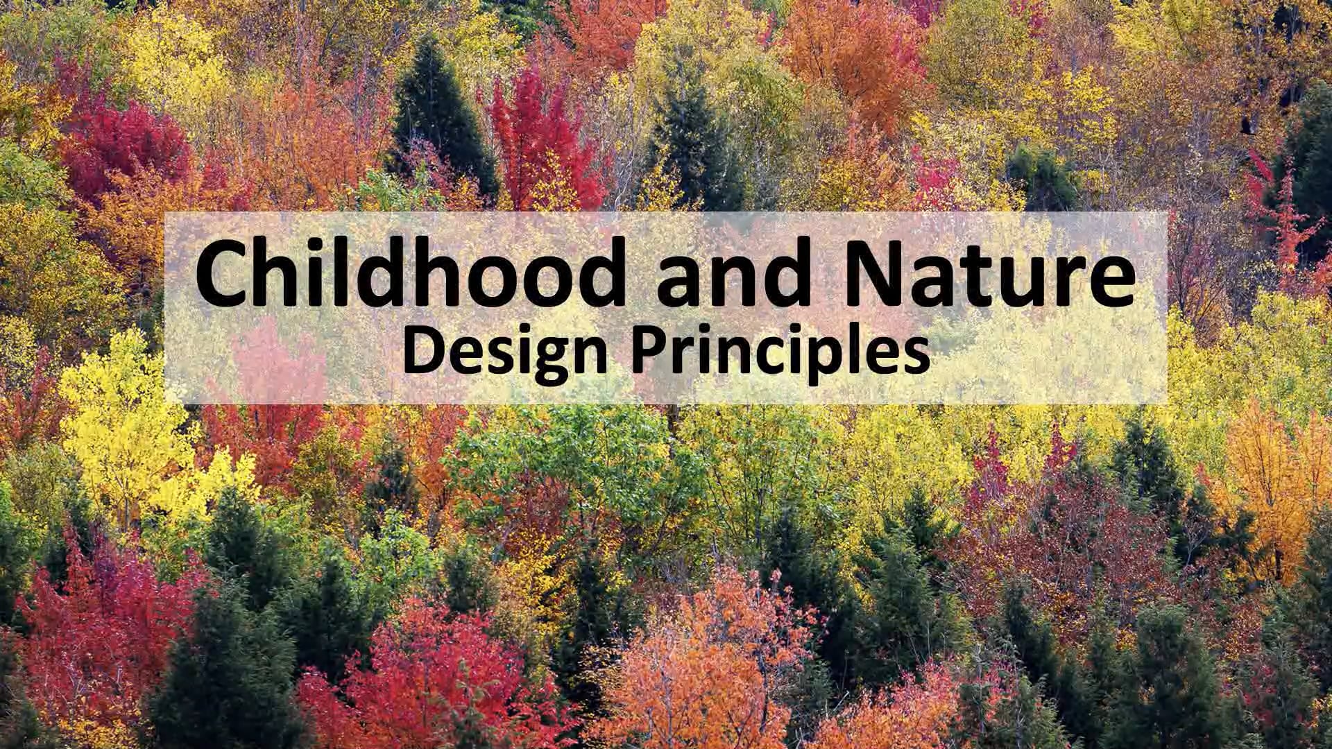 Childhood & Nature, Design Principles - David Sobel.mpg on Vimeo