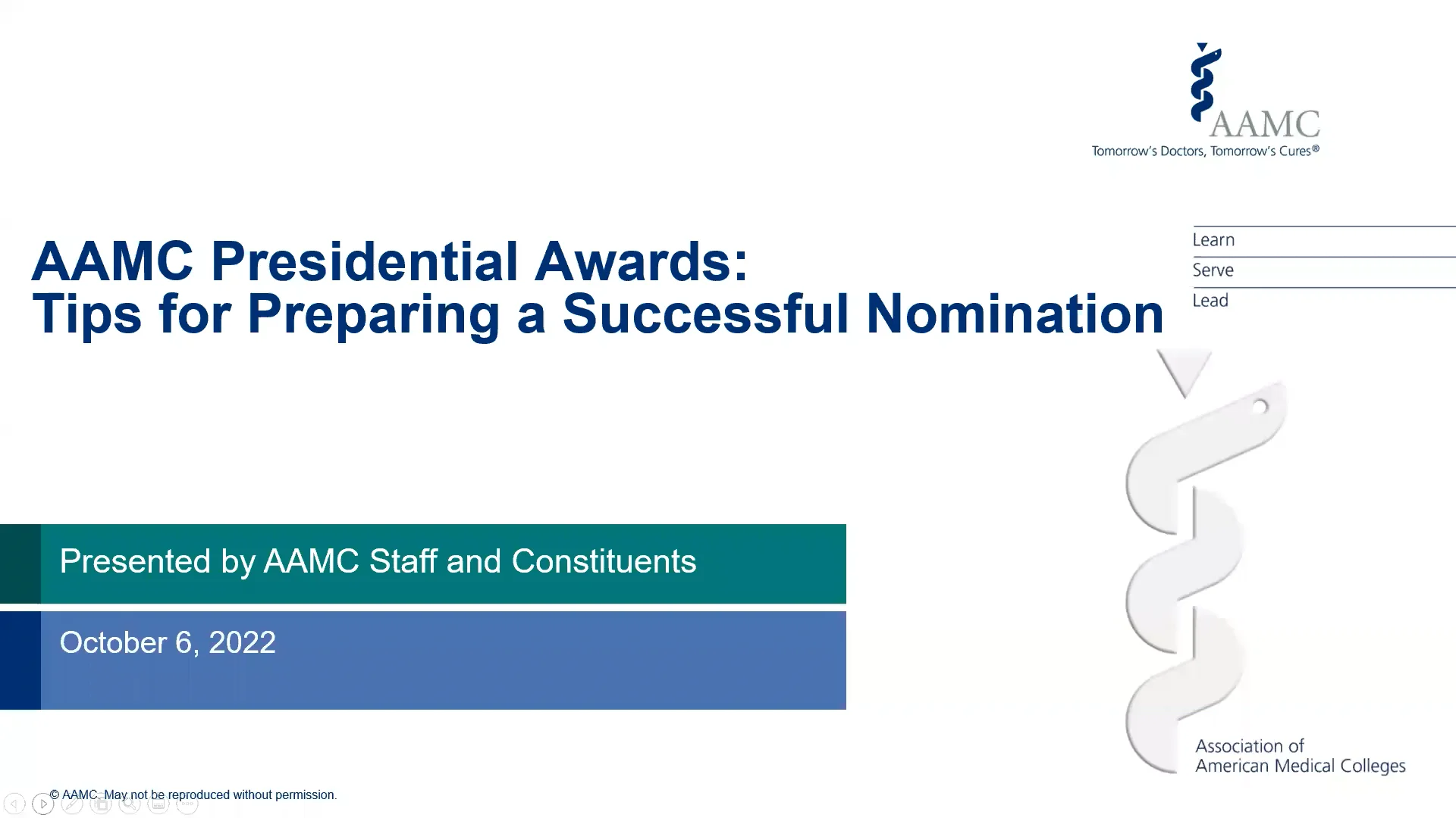 Tips for Preparing a Successful Nomination