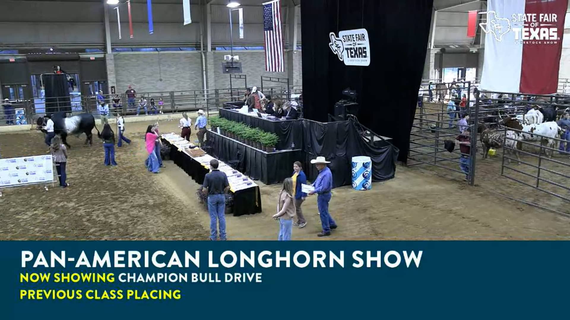 2022 State Fair of Texas Pan American Longhorn Show, followed by Pan ...