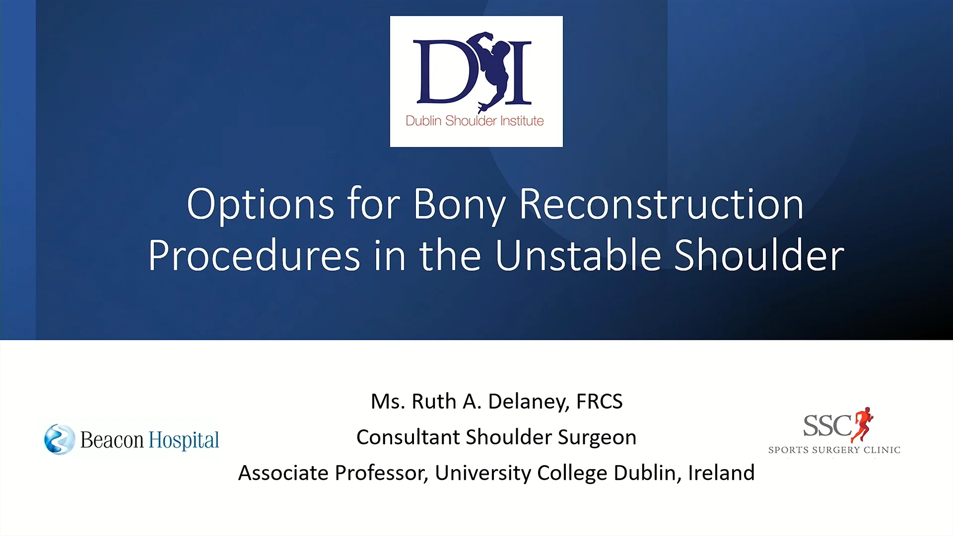 So Many Options For Bony Reconstruction Procedures For The Unstable ...