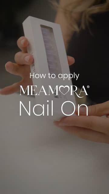 How to apply MeAmora Nail On Press On Nails on Vimeo