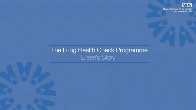 Lung Health Check Programme - Eileen's Story on Vimeo
