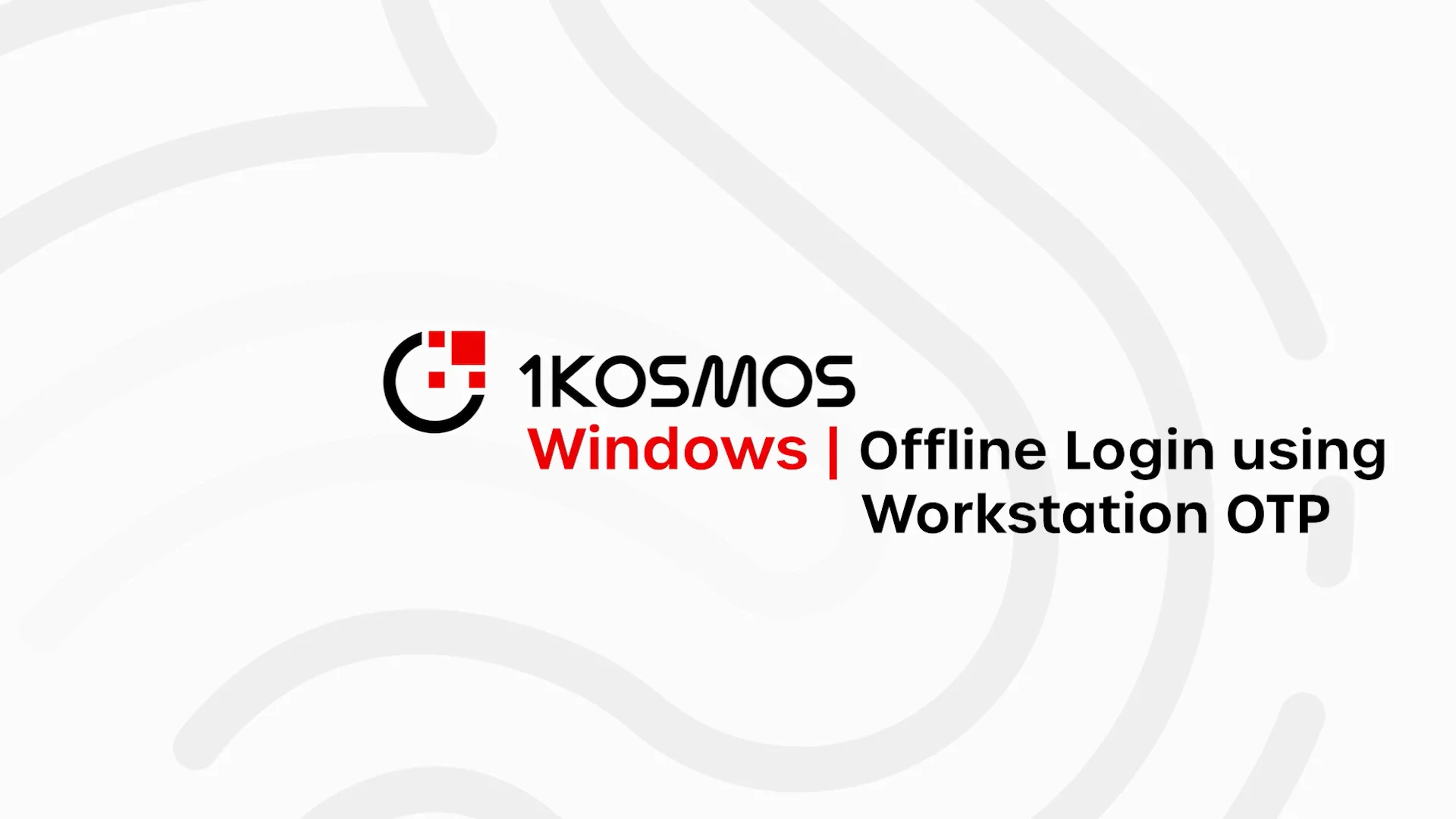 Offline Login using Workstation OTP on Vimeo