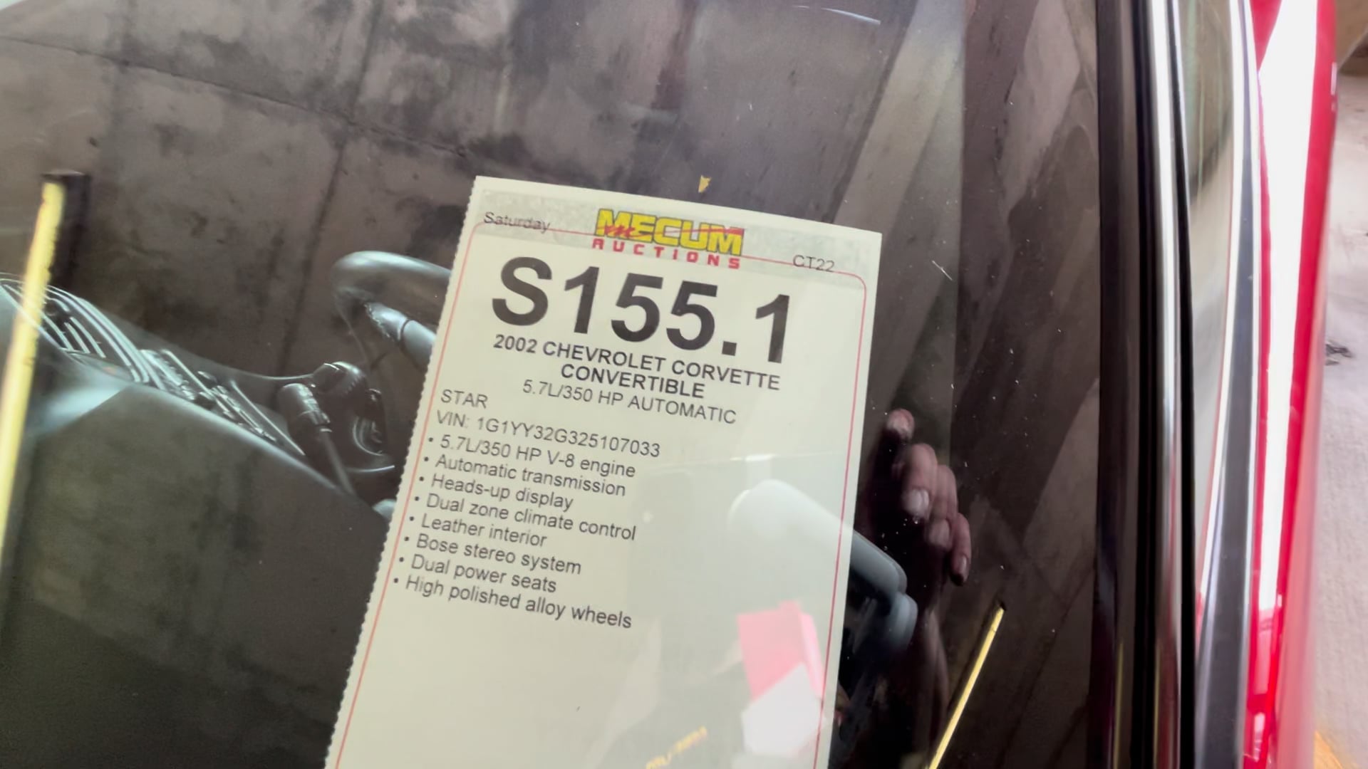 2002 Chevrolet Corvette Convertible | S155.1 | Chattanooga 2022