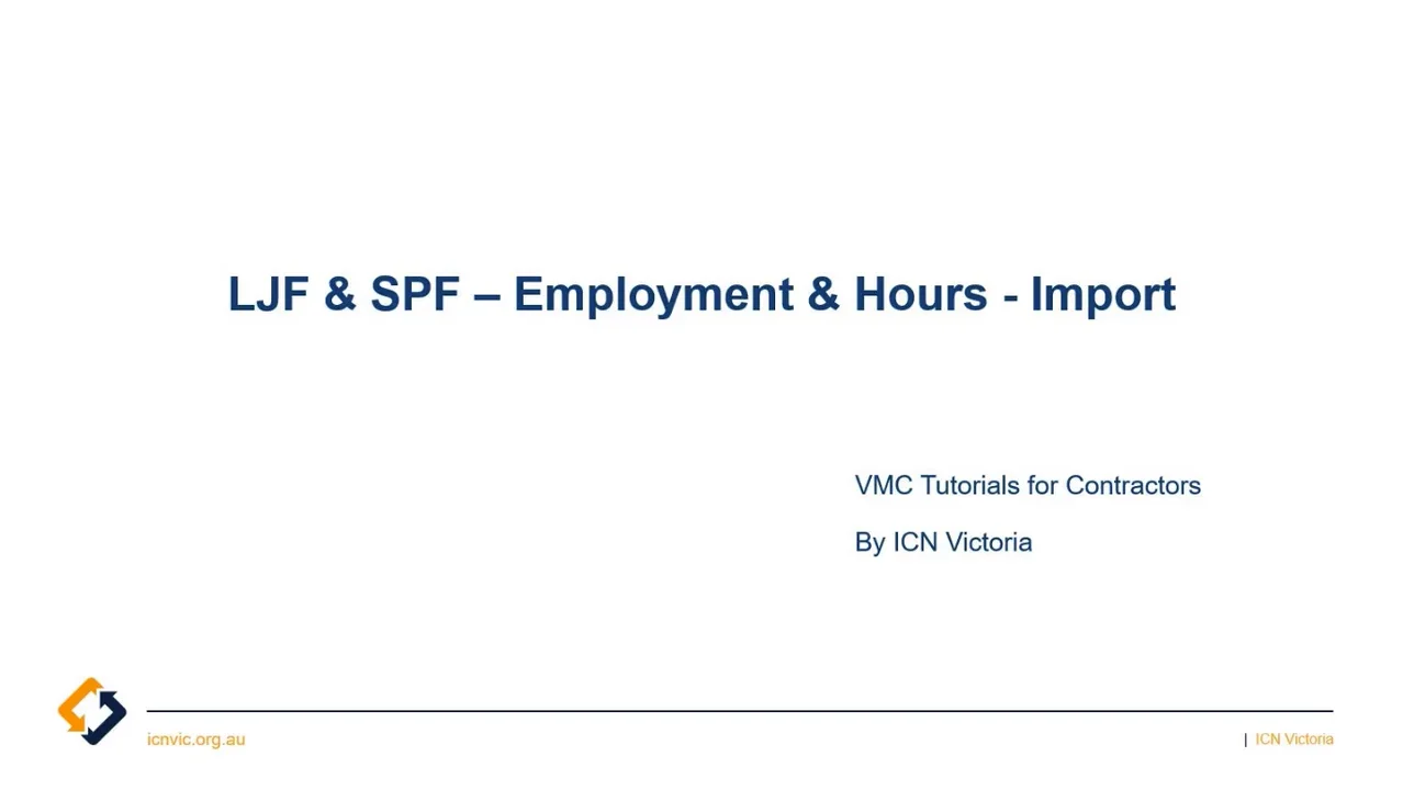LJF and SPF - Employment - Import on Vimeo